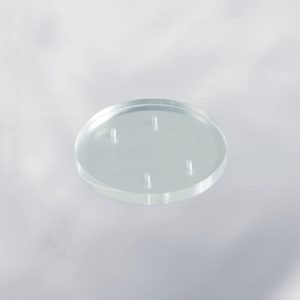 High-Precision K9 Optical Glass Window Plate with Circular Aperture for ...